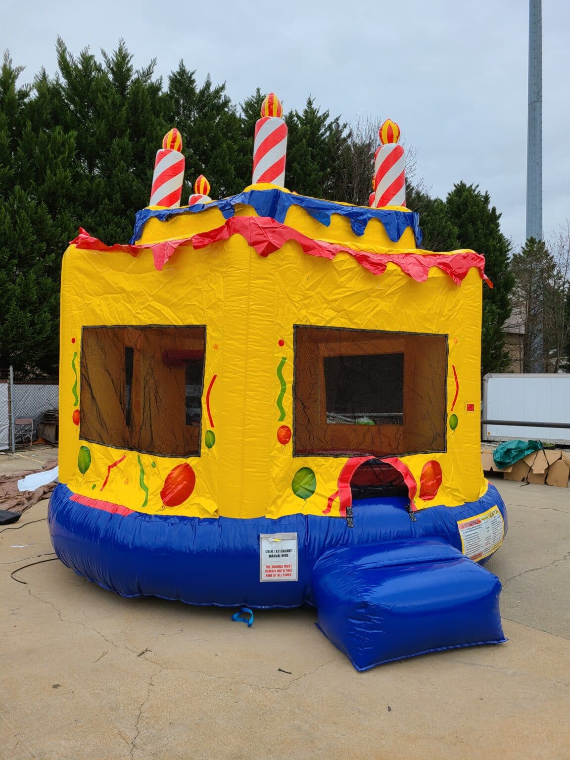 Birthday Cake Bounce House - Suburban Party & Tool Rental