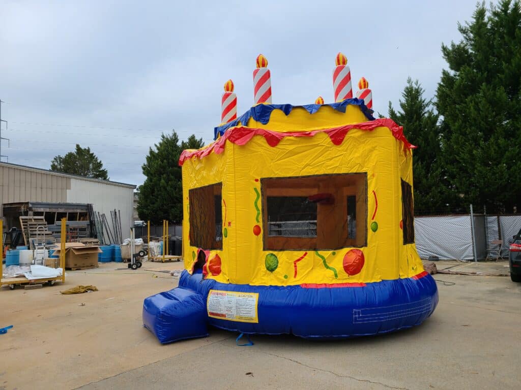 Birthday Cake Bounce House - Suburban Party & Tool Rental