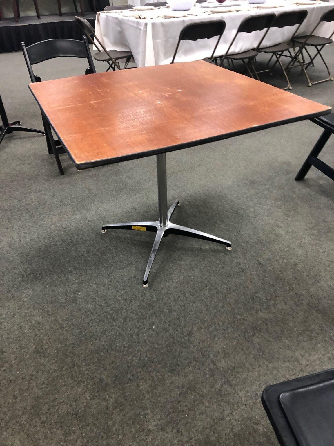 36" Square Table - Suburban Party & Tool Rental