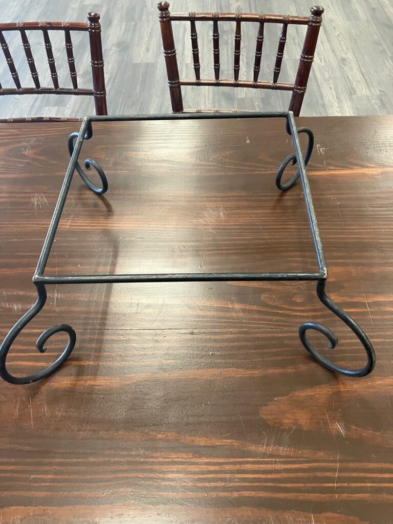 4 Leg Wrought Iron Stand - Suburban Party & Tool Rental